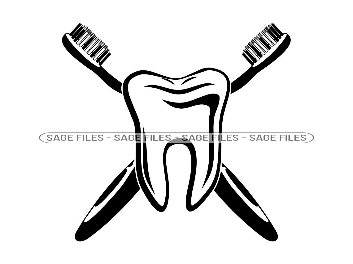 Dental Logo SVG Dentist Logo Svg Tooth Logo Svg Brushing - Etsy
