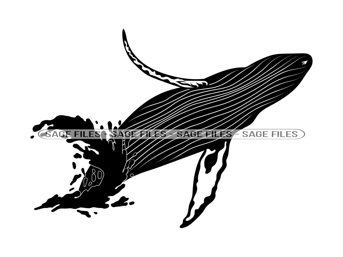 Humpback Whale 7 SVG Humpback Whale SVG Humpback Whale - Etsy