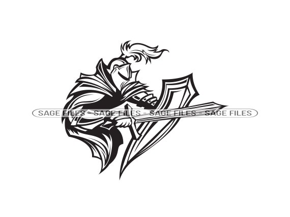 Knight SVG Warrior Svg Knight Clipart Knight Files for - Etsy