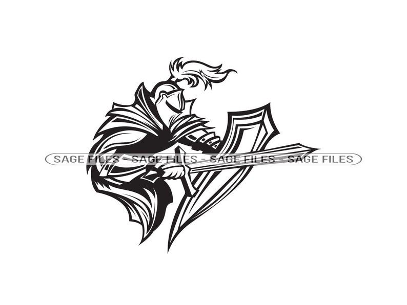 Knight SVG, Warrior Svg, Knight Clipart, Knight Files for Cricut ...