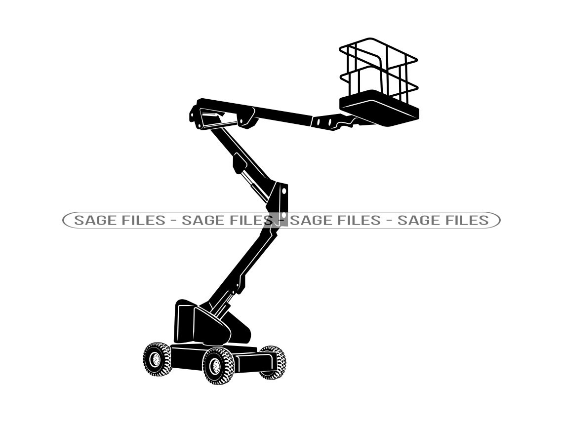 Cherry Picker Truck Clipart