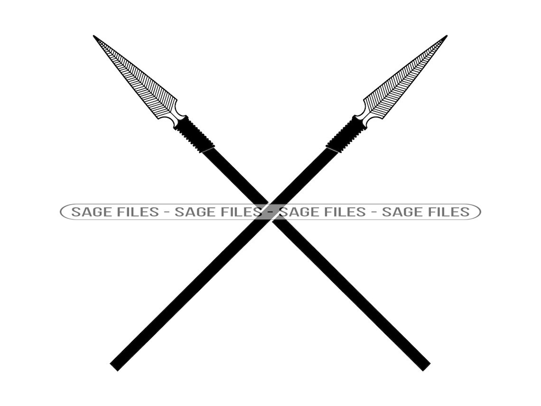 Spear Logo SVG, Spear SVG, Pike Svg, Spear Clipart, Spear Files for ...