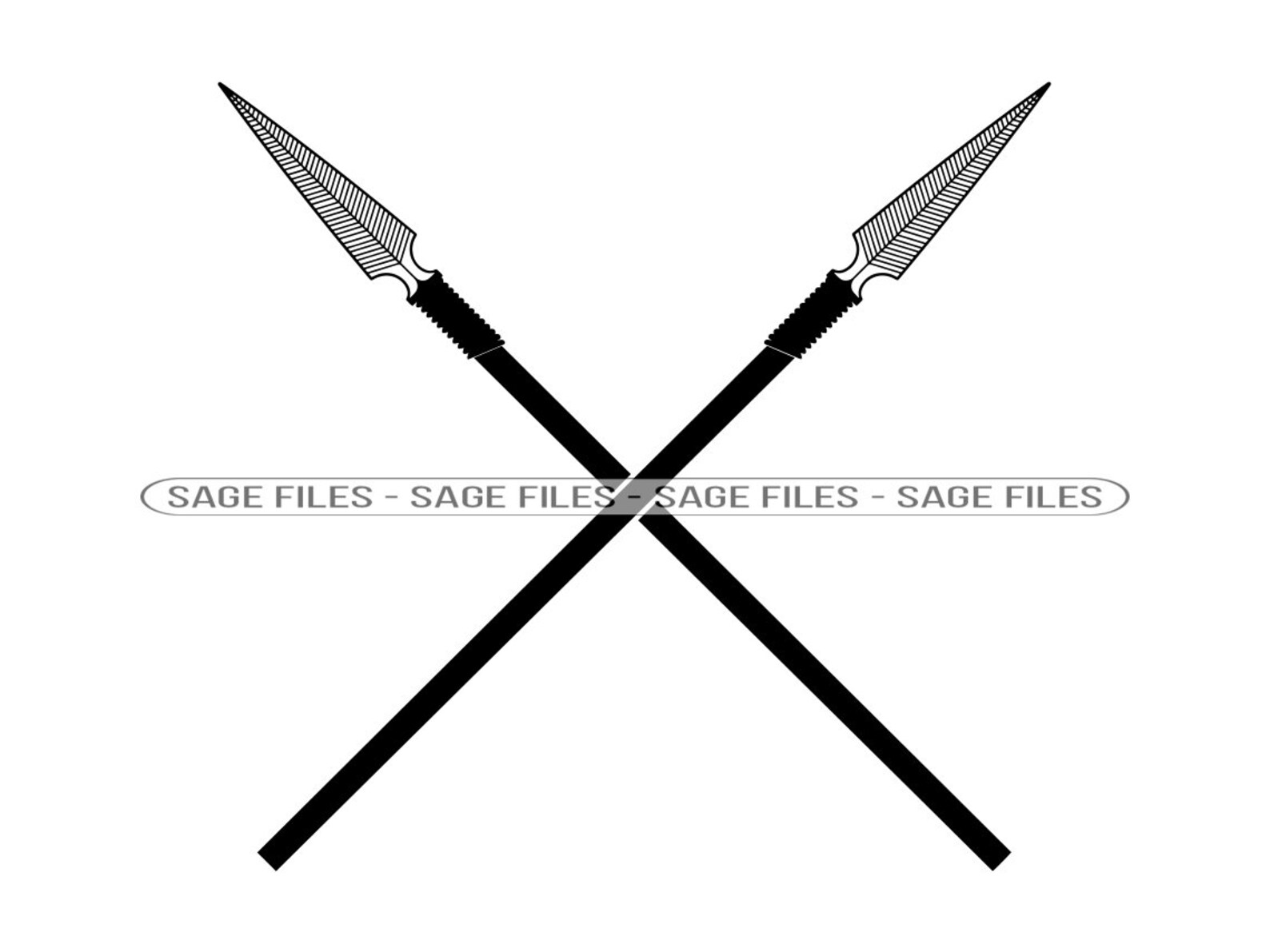 Spear Logo SVG Spear SVG Pike Svg Spear Clipart Spear - Etsy