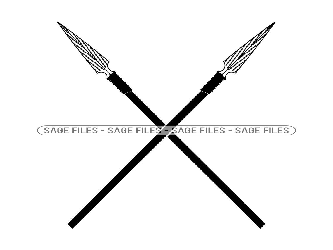 Spear Logo SVG, Spear SVG, Pike Svg, Spear Clipart, Spear Clipart ...
