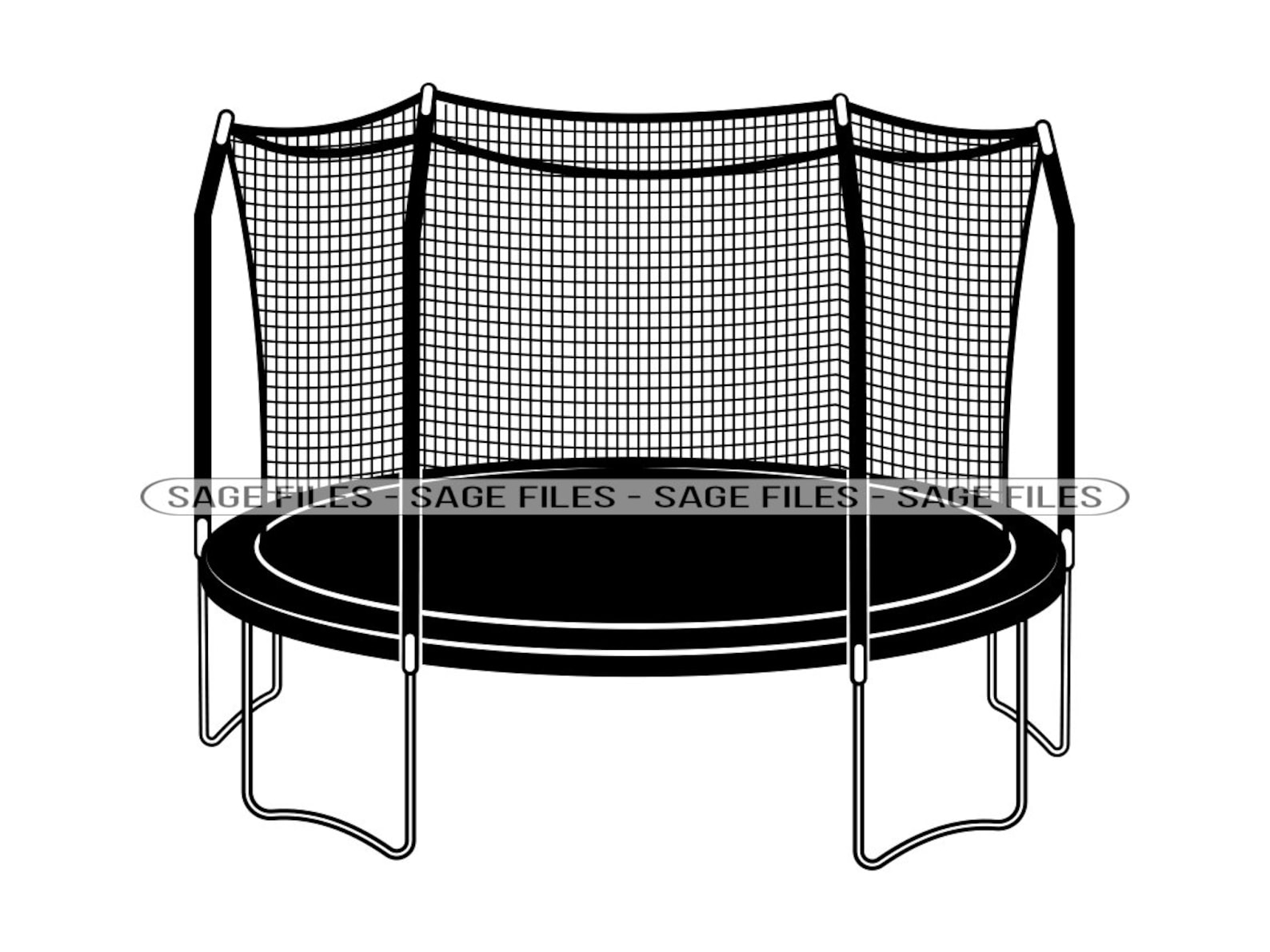 Trampoline 2 SVG, Trampoline SVG, Trampoline Clipart, Trampoline Files ...