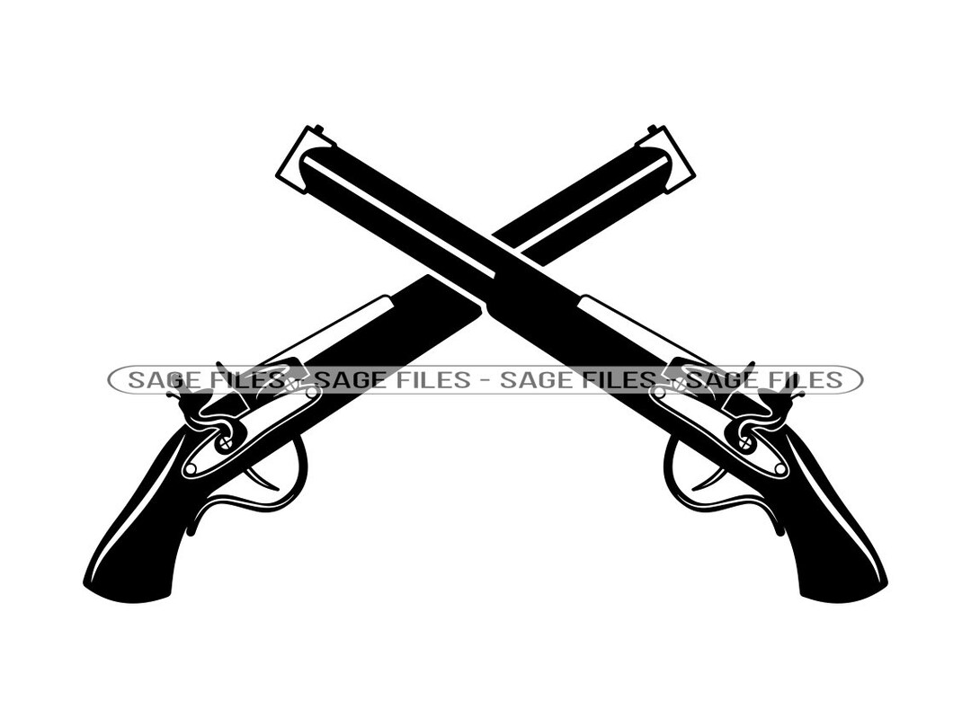 Pistol Logo SVG, Pistol SVG, Muzzleloader Svg, Gun Svg, Pistol Clipart ...