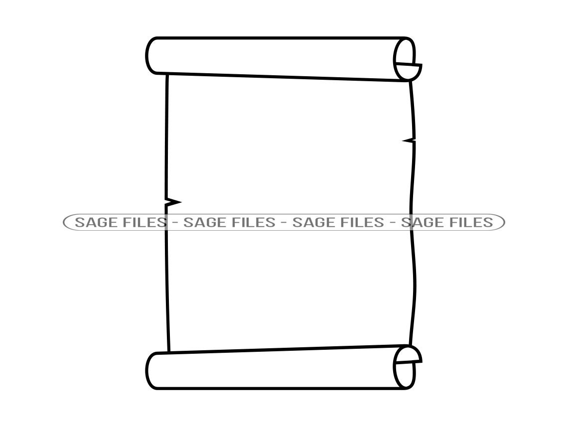 Scroll 4 SVG, Scroll Svg, Parchment SVG, Paper Svg, Scroll Clipart ...