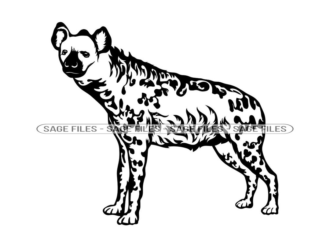 Hyena SVG, Safari Animals Svg, Hyena Clipart, Hyena Files for Cricut ...