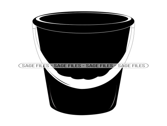 Bucket SVG Cleaning Svg Bucket Clipart Bucket Files for - Etsy