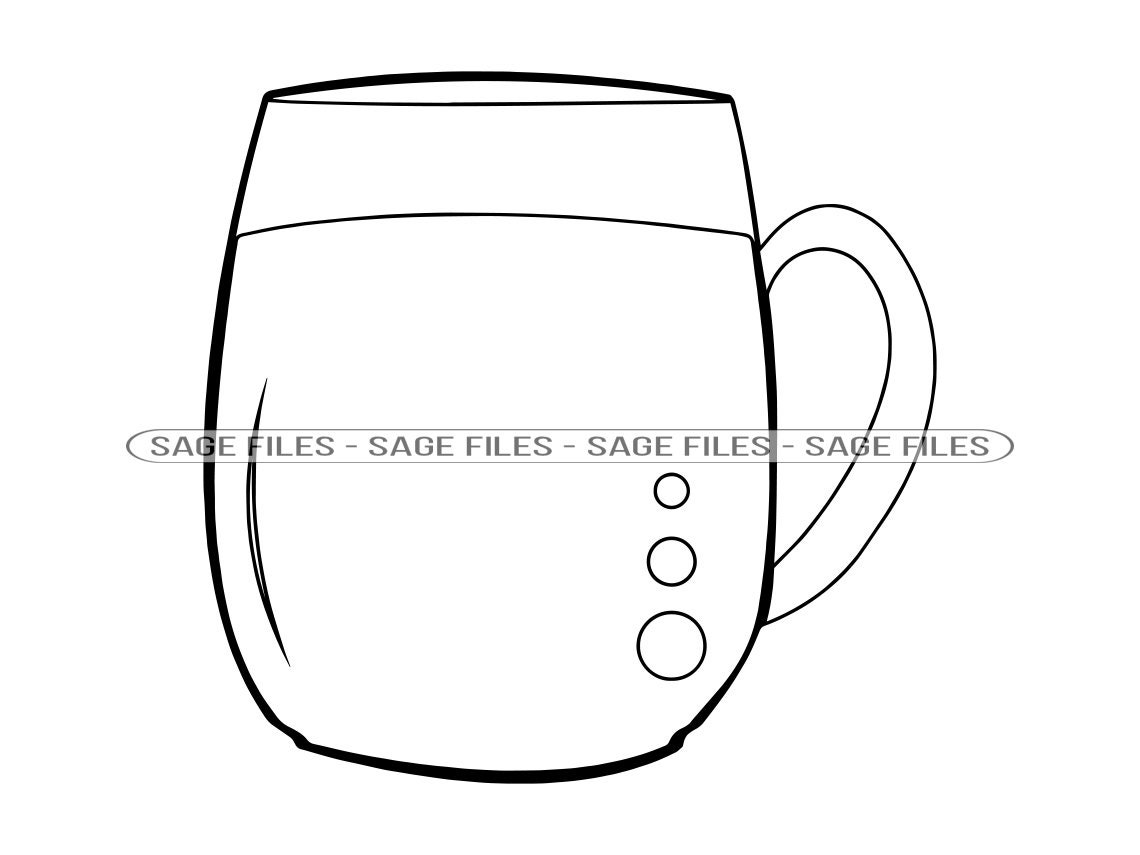 Beer Mug Outline SVG Beer SVG Beer Mug Clipart Beer Mug - Etsy