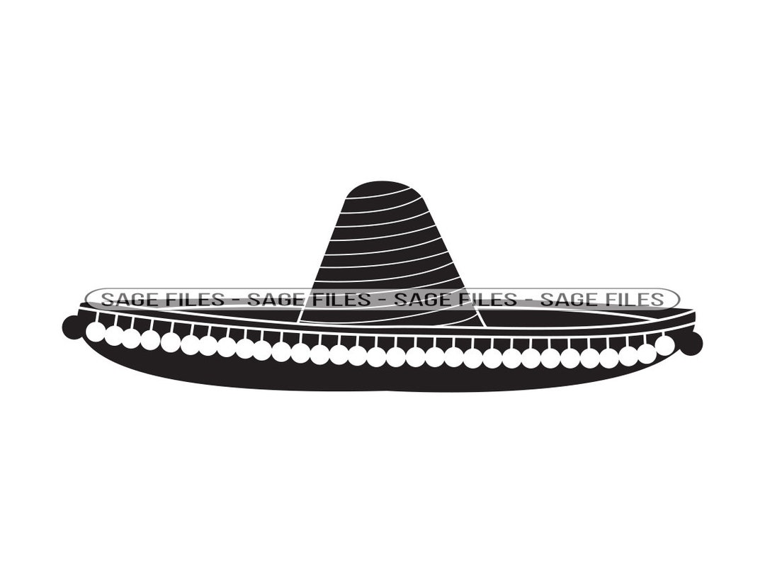 Sombrero 5 Svg, Sombrero Svg, Hat Svg, Sombrero Cut Files, Sombrero ...