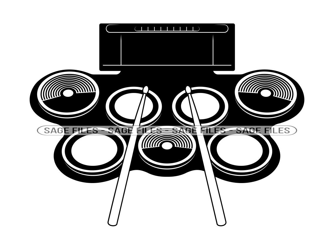 Portable Electronic Drum SVG Drums Svg Music Svg Electronic - Etsy