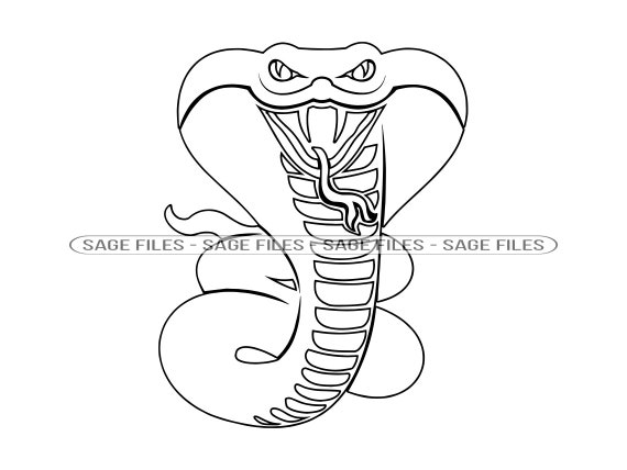 Cobra Snake Outline