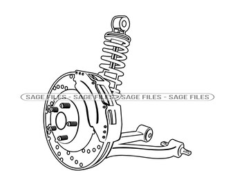 Car Suspension Svg - Etsy