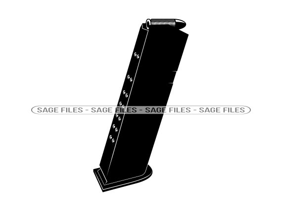 Pistol Magazine SVG Gun Magazine Svg Ammo Svg Bullets Svg - Etsy Australia