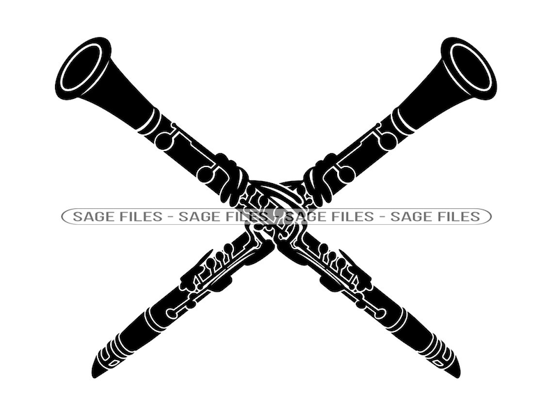 Clarinet Logo SVG, Clarinet Svg, Clarinet Clipart, Clarinet Files for ...
