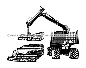 Lumber Harvester Svg - Etsy