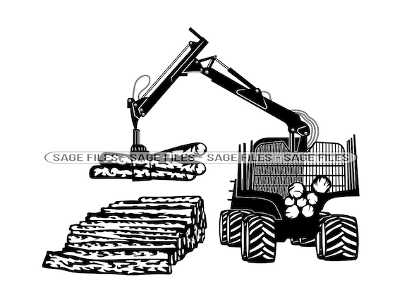 Logging Equipment Clipart