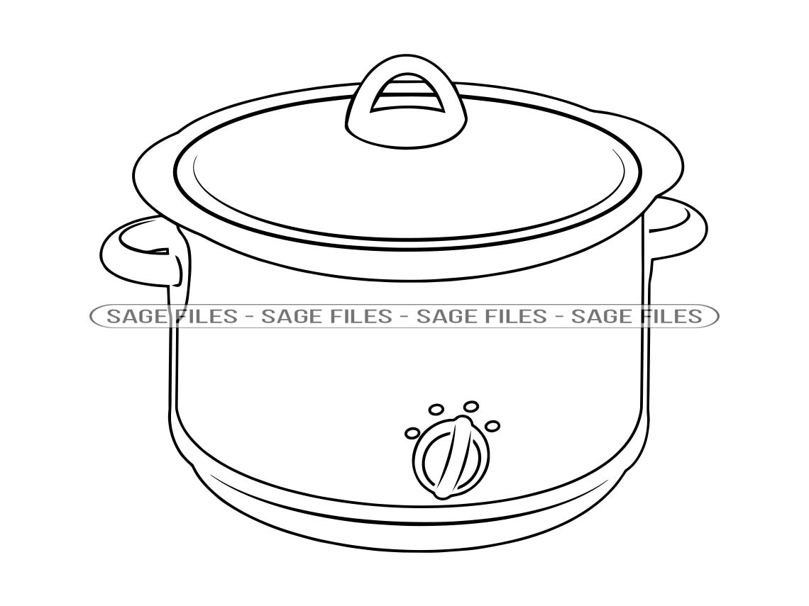 Crockpot Clipart