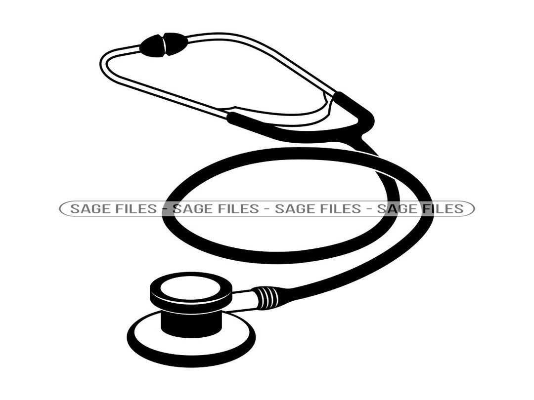 Stethoscope 4 SVG, Stethoscope Clipart, Stethoscope Files for Cricut ...