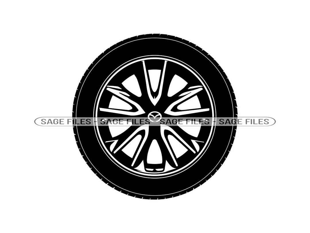 Wheel 5 SVG, Wheel Svg, Car Tire Svg, Wheel Clipart, Wheel Files for ...