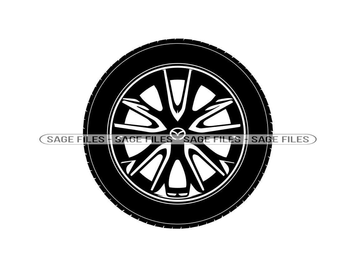 Wheel 5 SVG Wheel Svg Car Tire Svg Wheel Clipart Wheel - Etsy