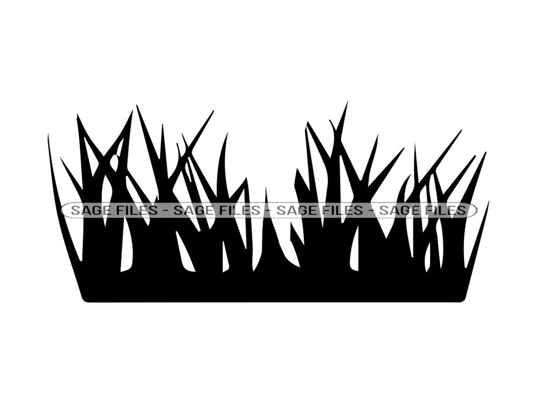 Grass #4 SVG, Field Svg, Grass Clipart, Grass Files for Cricut, Grass ...