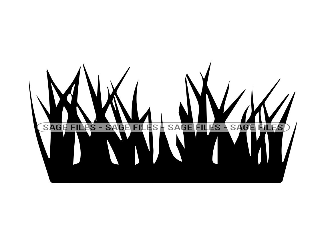 Grass #4 SVG, Field Svg, Grass Clipart, Grass Files for Cricut, Grass ...