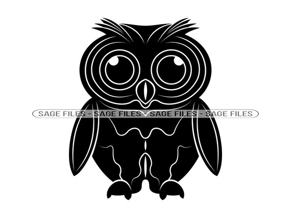 Owl 9 SVG Owl SVG Bird Svg Owl Clipart Owl Files for - Etsy