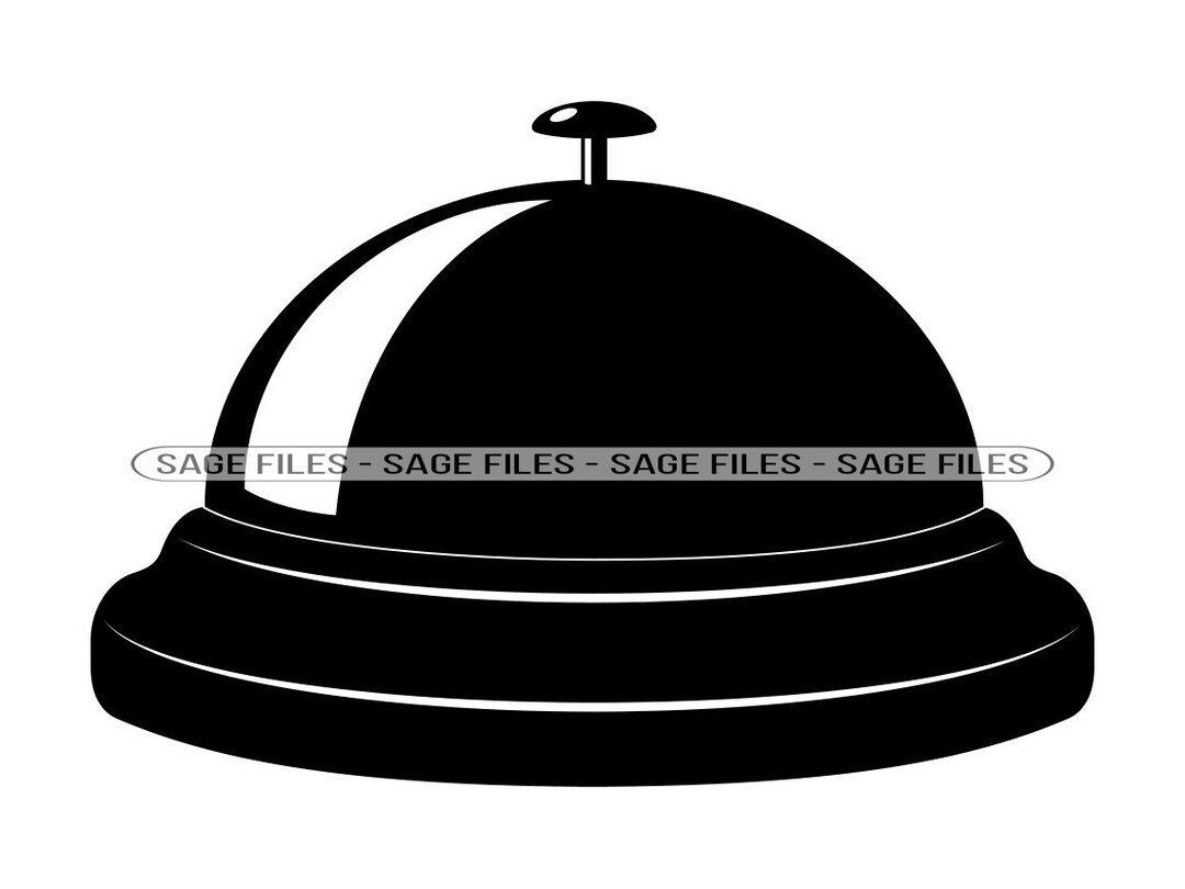 Desk Bell SVG Hotel Svg Waiter Svg Waitress Svg Check in - Etsy