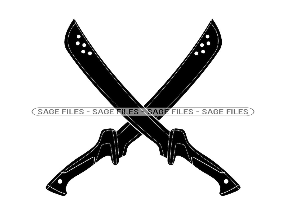 Machete Logo 5 SVG Machete SVG Sword Knife Machete - Etsy
