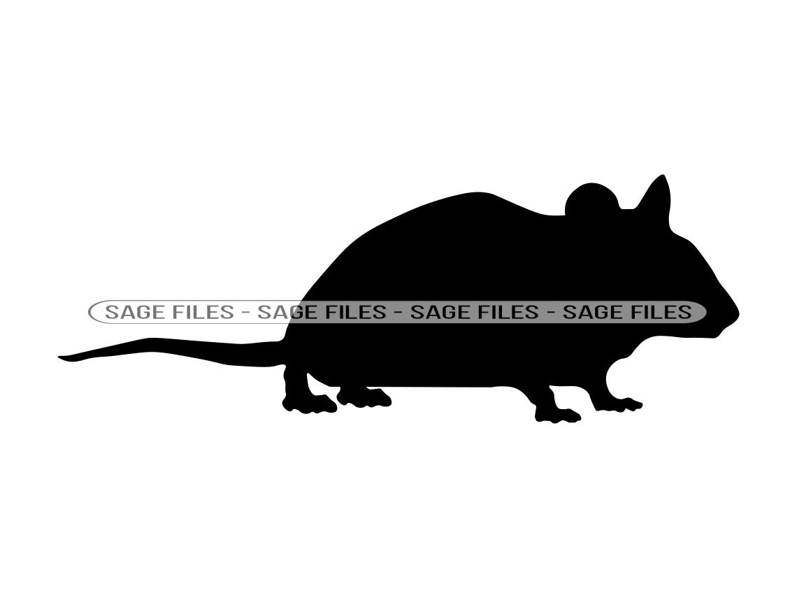 Mouse Silhouette SVG Mouse SVG Mouse PNG Mouse Design - Etsy