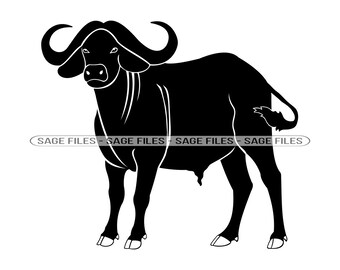 Cape Buffalo Svg - Etsy