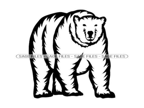 Polar Bear 6 SVG Polar Bear SVG Bear Svg Polar Bear - Etsy Canada