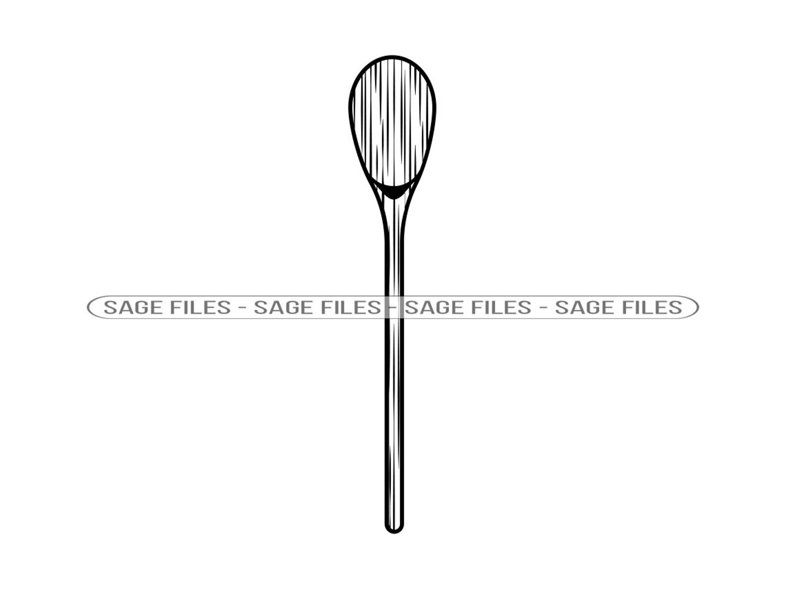 Wooden Spoon SVG, Wood Spoon SVG, Cooking Svg, Kitchen Svg, Wooden ...