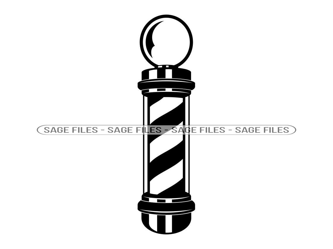 Barber's Pole 3 SVG, Barber SVG, Barber's Pole SVG, Barber Files for ...