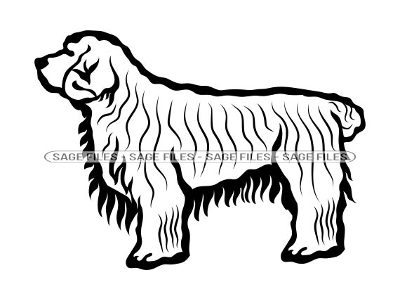 Clumber Spaniel SVG Dog Svg Clumber Spaniel Clipart Clumber - Etsy