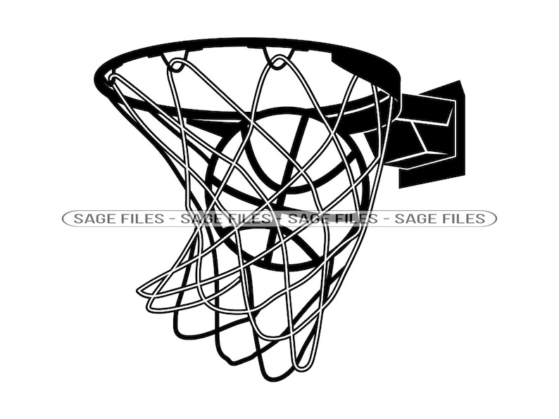 Basketball Shot SVG Basketball Net SVG Basketball Hoop - Etsy