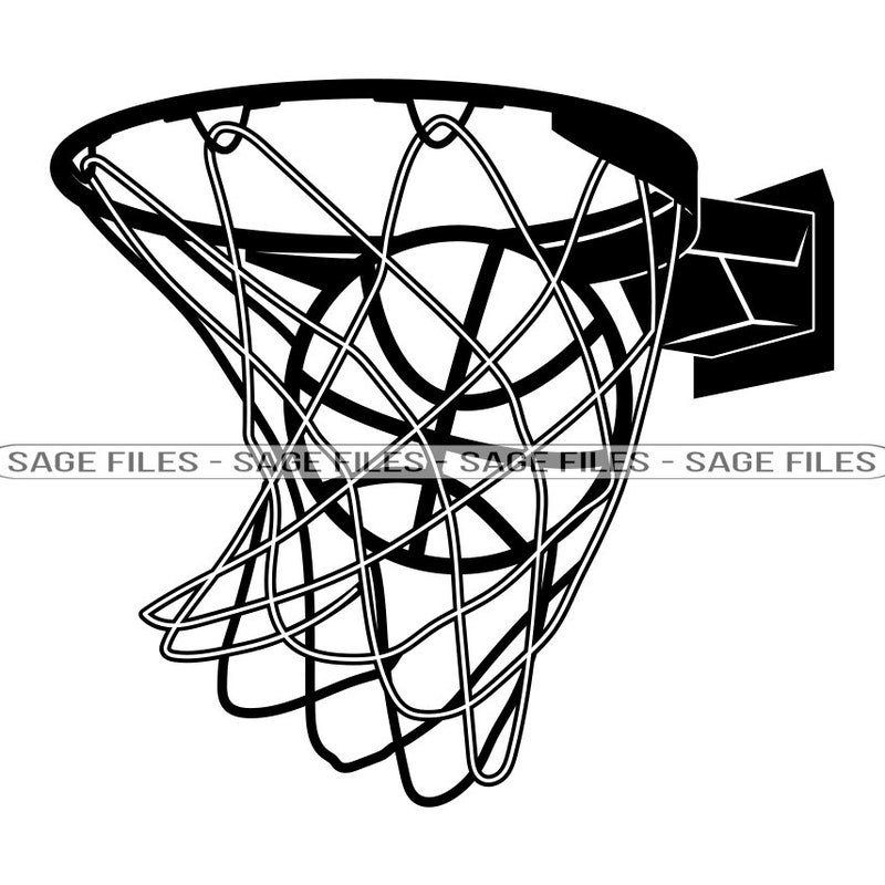 Basketball Net Svg - Etsy