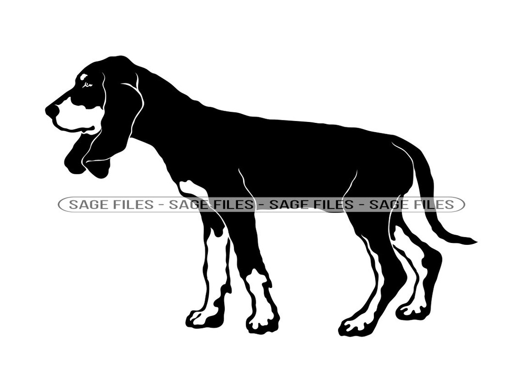 Coonhound SVG, Dog Svg, Coonhound Clipart, Coonhound Files for Cricut ...