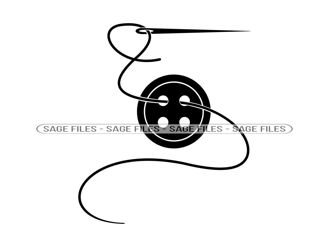 Sewing #2 SVG, Sewing SVG, Tailor Svg, Needle Svg, Button Svg, Sewing ...