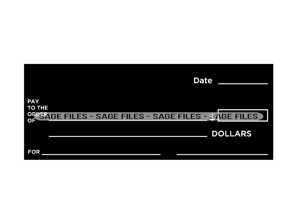Check Template #2 SVG, Blank Check Svg, Bank Account Svg, Money Svg ...