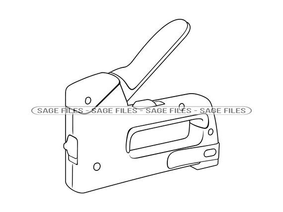 Heavy Duty Stapler Outline SVG Stapler Svg Office Svg - Etsy UK
