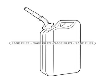 Fuel Outline Svg - Etsy