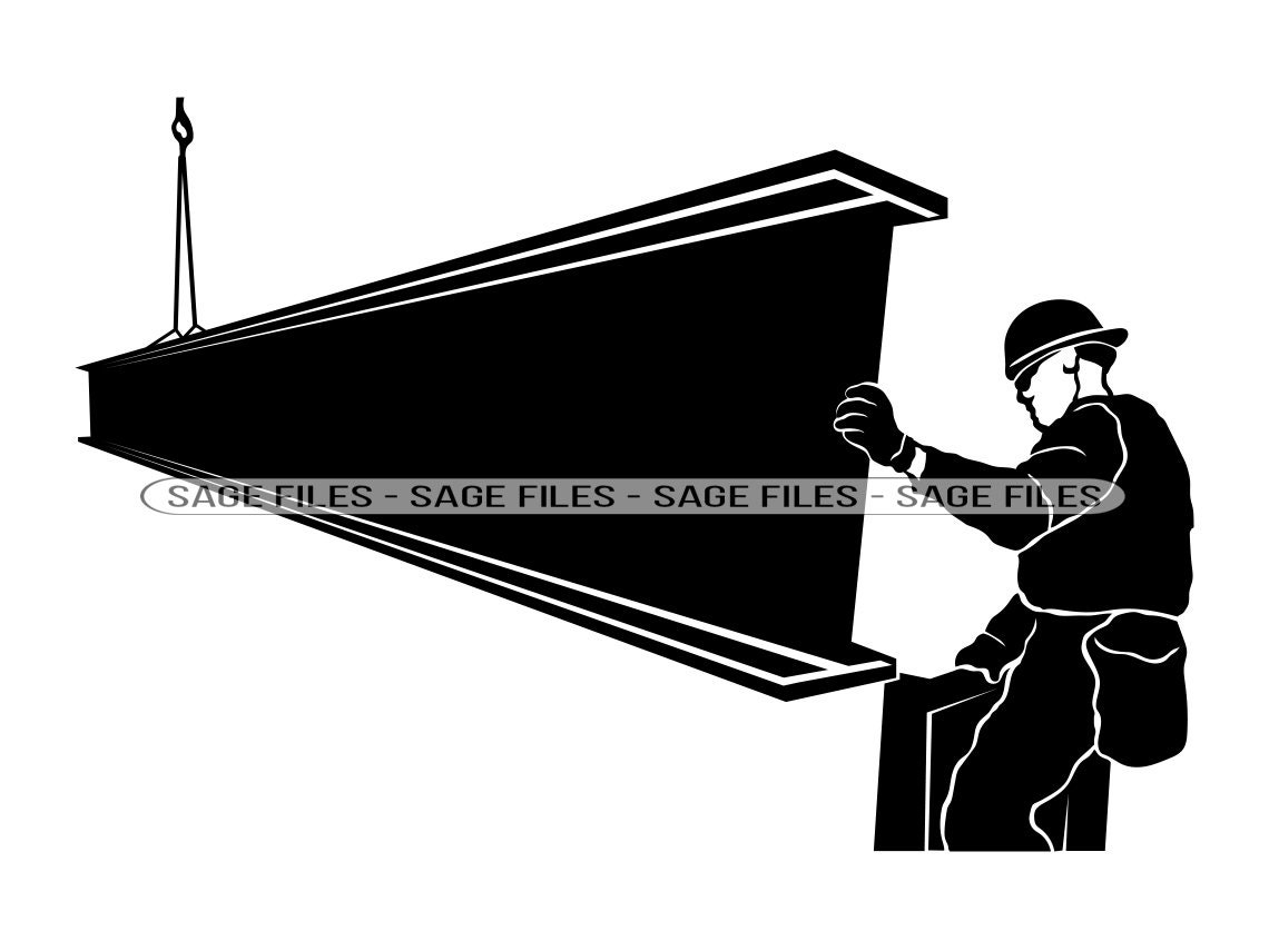 Structural Ironworker #3 SVG, Steel Worker Svg, Construction Svg ...