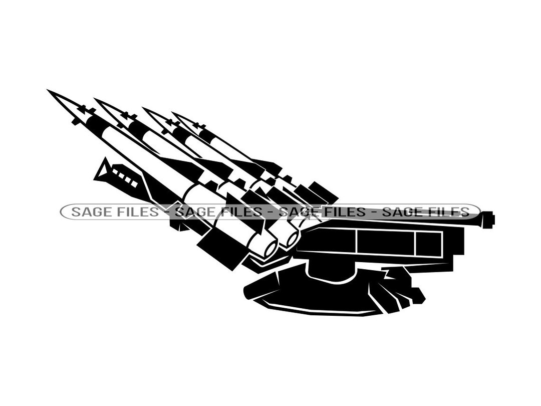 Buy Missile Launcher Svg, Missile Svg, Rocket Svg, Bomb Svg, Missile ...