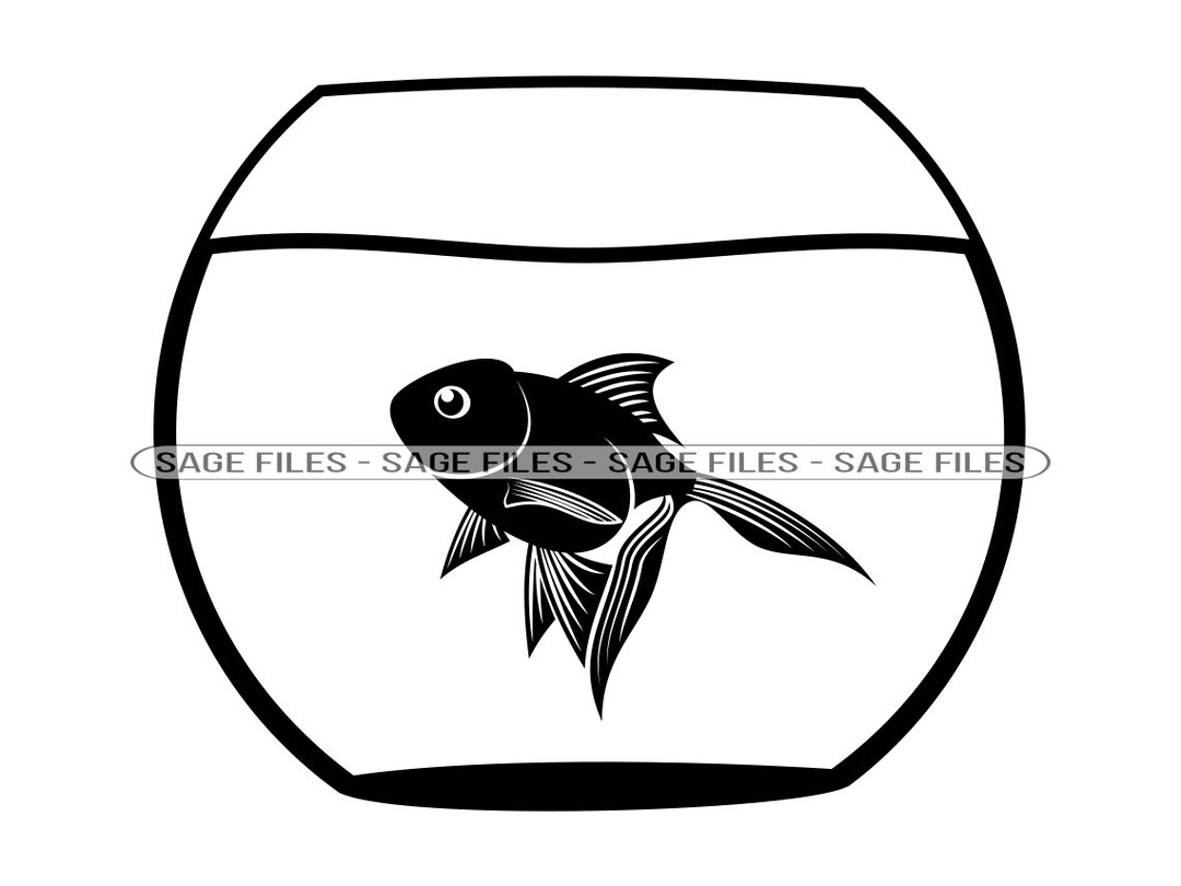 Goldfish SVG, Fish Svg, Goldfish Clipart, Goldfish Files for Cricut ...