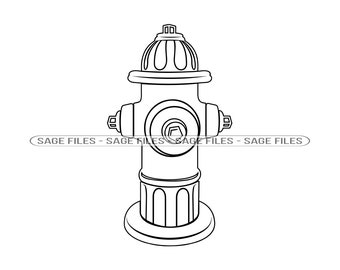 Fire Hydrant Stencil Reusable Fire Hydrant Stencil Art - Etsy