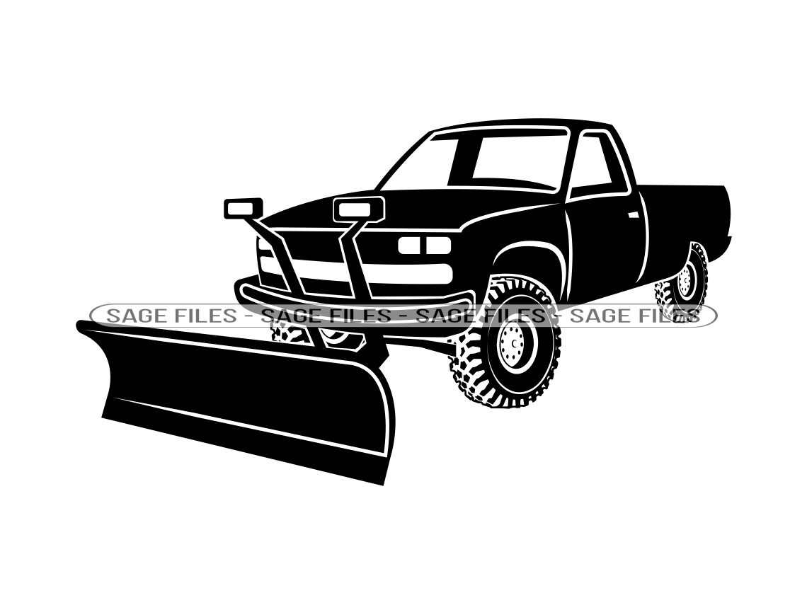 Snow Truck SVG Snowplow SVG Snow Svg Winter Svg Snow Truck - Etsy