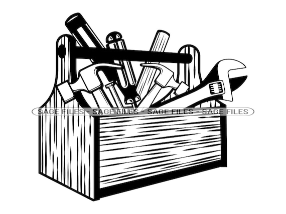 Toolbox 4 SVG Contractor Svg Repairman Svg Builder - Etsy